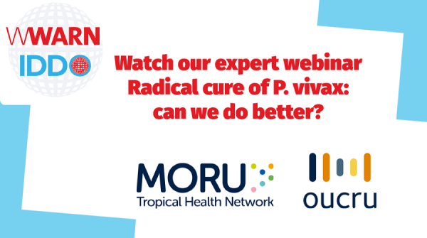 You can now view the recording of our webinar - Radical cure of vivax malaria: can we do better ...